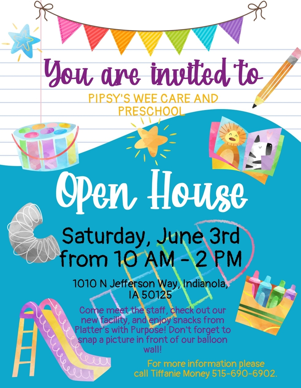 PIPSY’S WEE CARE AND PRESCHOOL OPEN HOUSE – Pipsy's Wee Care and Pre School